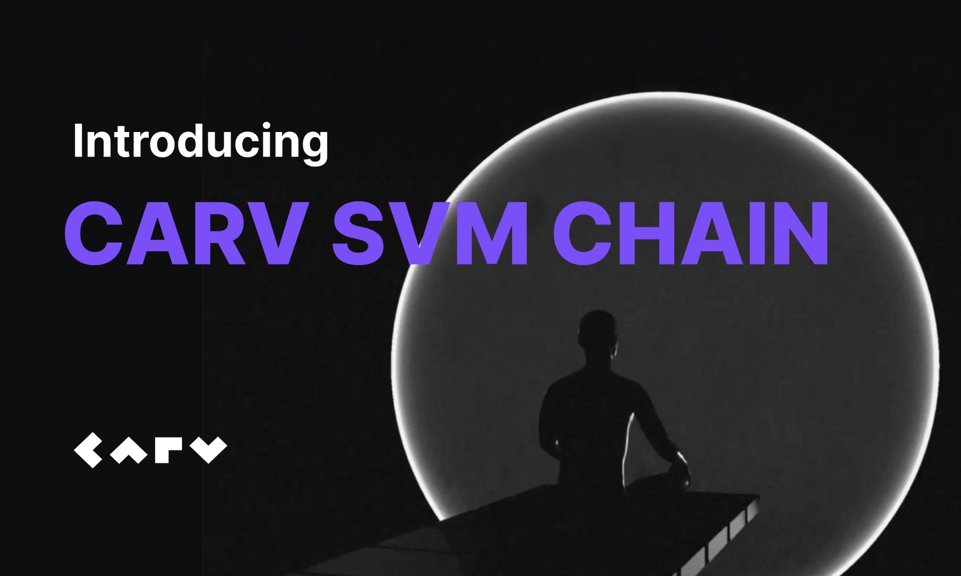 CARV Announces the Launch of CARV SVM Chain Testnet: Empowering AI ...